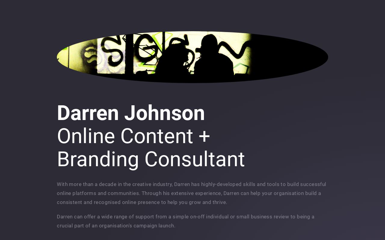 Darren Johnson - Online Content + Branding Consultant